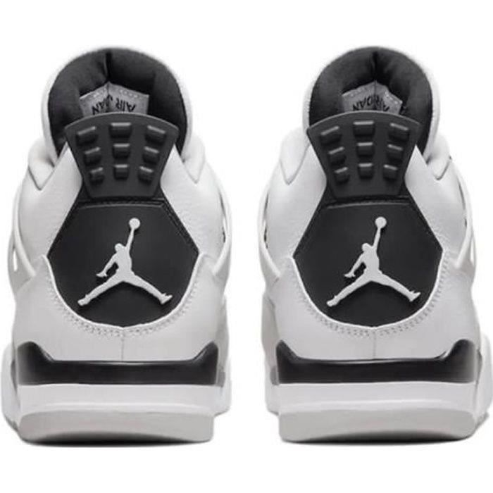 Basket s Jordans 4 Military BlackDH6927-111 ciment blanc Blanc ...