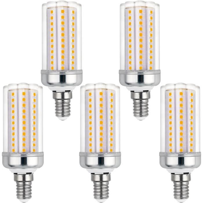 Ampoule LED E14 16W Blanc Froid 6000K, 2000 lumens, Equivalent à E14 150W 120W, 360 degrés, AC ...