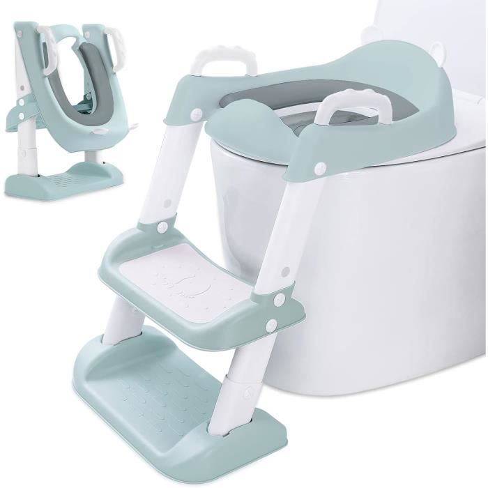MUOIVG Réducteur Toilette Enfant avec Escalier, WC Enfant, Siège de ...