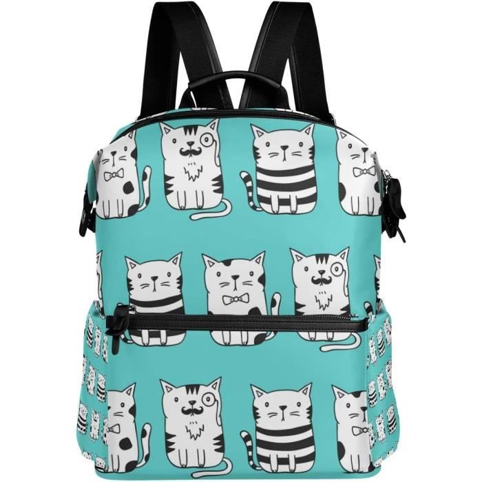 Sac À Dos Pour École, Motif Chats[H6501] - Cdiscount Bagagerie ...