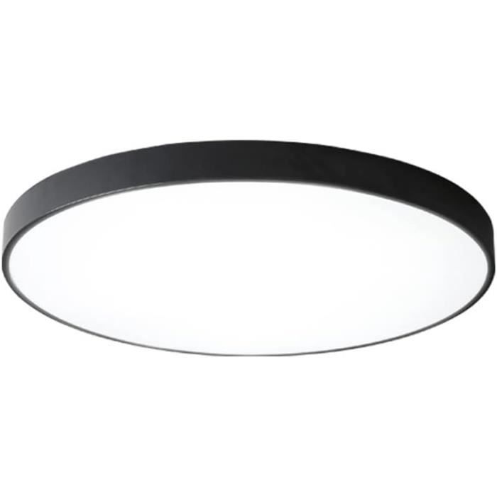 Plafonnier Rond Plat Simple D'Art De Fer, Plafonnier À Montage Encastré ...