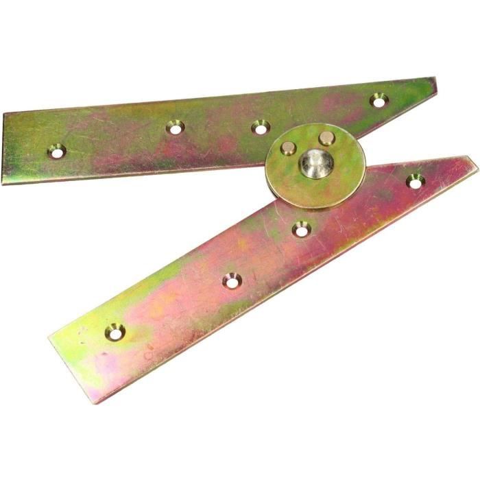 Charnières D'Échelle - 200 Mm - Jaune Galvanisé - Sangle D'Échelle ...