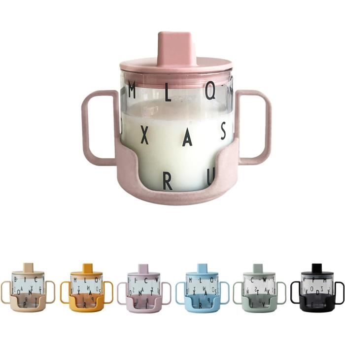 Tasse d'apprentissage à boire pour bébé et enfants - Verre incassable ...