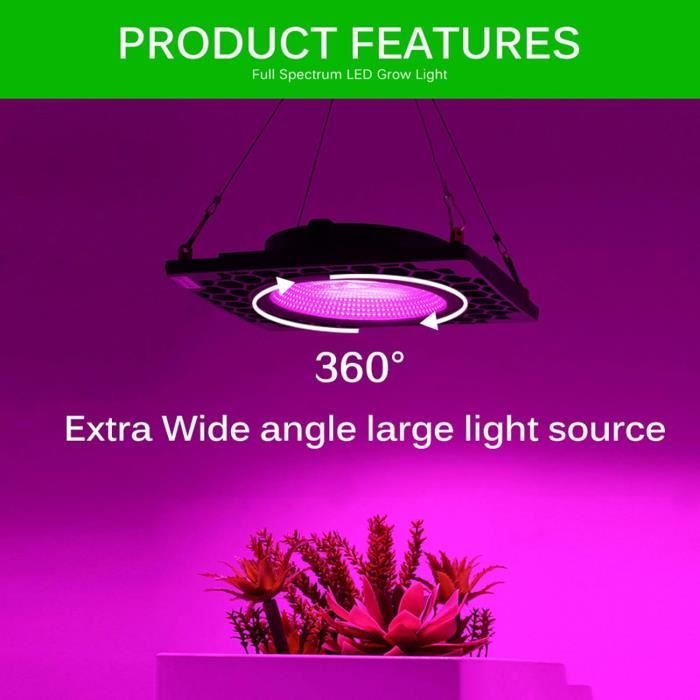 50W LED élèvent La Lumière COB Lampe De Croissance LED à Spectre ...