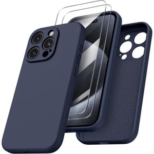 Coque iPhone 15 Pro bleu - Cdiscount