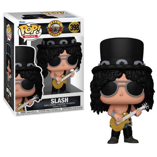 Figurine - FUNKO - Pop Rocks N° 398 - Slash - Guns N' Roses - Noir ...