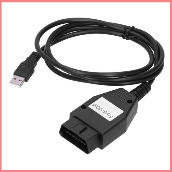 Câble de Diagnostic automatique pour , Interface USB OBD2, lecture et ...