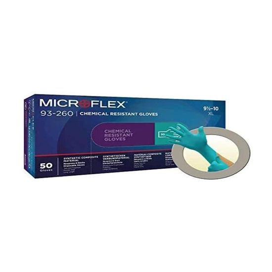 Ansell Microflex 93-260 Gants Jetables Protection Chimique, Protection ...
