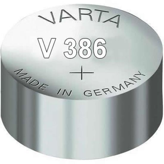 Pile varta v386 watch battery 1.55 v 105 mah ( Accessoire alimentation ...