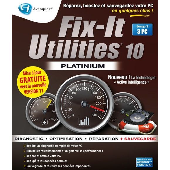 FIX-IT UTILITIES 10 PLATINIUM - Cdiscount Informatique