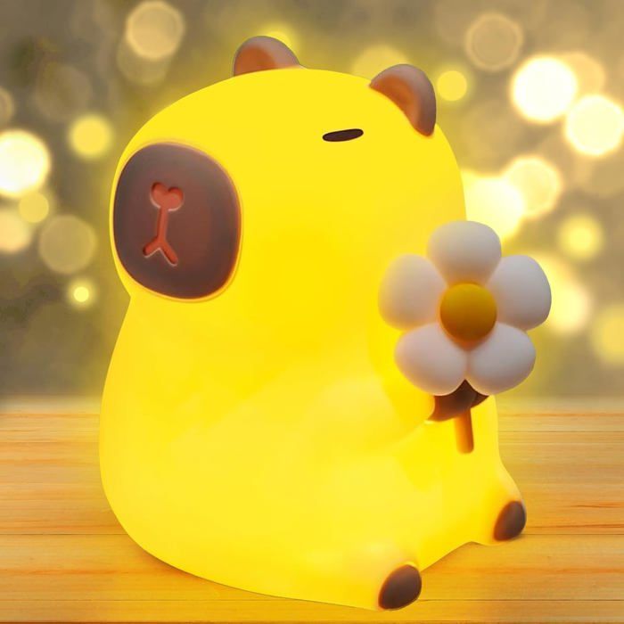 TRAHOO-Capybara Veilleuse Enfants, Capybara Touch Control Lampe de ...