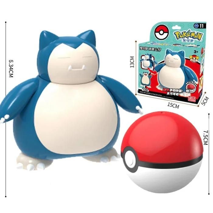Pokemon Model Kit & Pokeball Ronflex 6cm - Cdiscount Jeux - Jouets