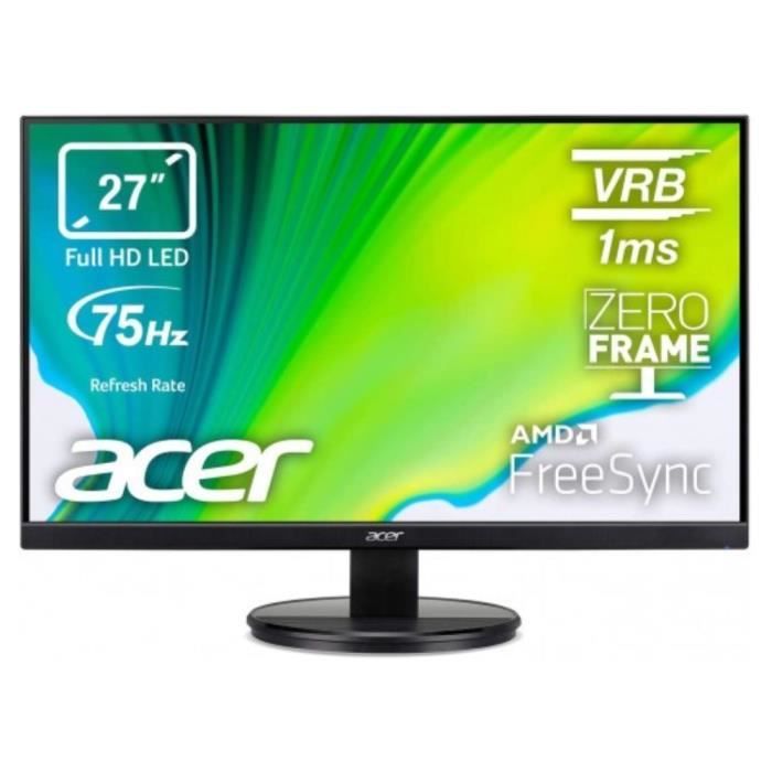 Écran Acer KB272HLHBI 27" FHD LCD - Cdiscount Informatique