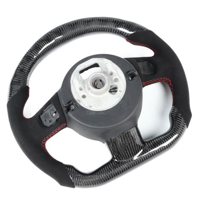 Ashata Volant LED Volant de Course Automobile, Volant en Fibre de ...