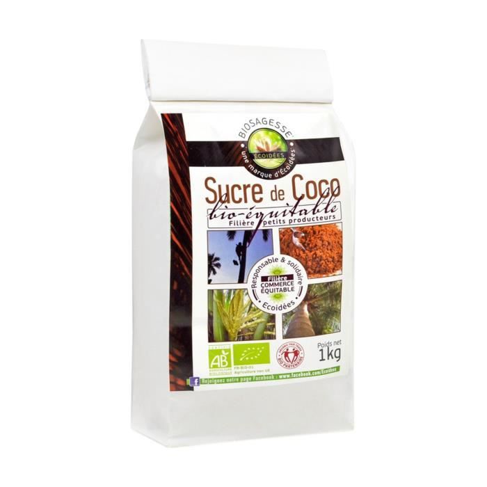 Ecoidees+Sucre de coco en poudre BIO 1 kg de poudre - Cdiscount Au ...
