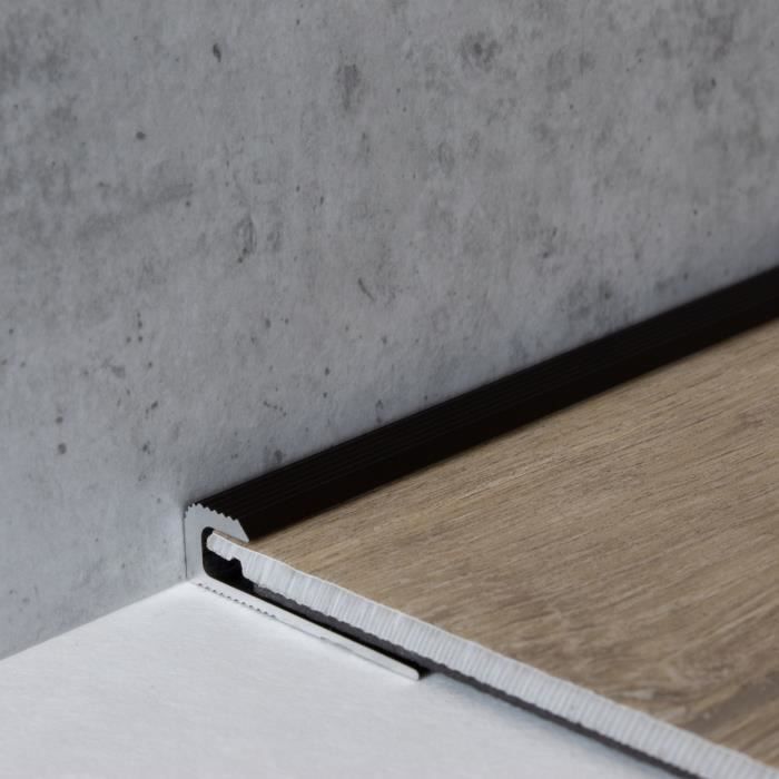 Profilé à emboîter pour sol stratifié de 5 mm | Aluminium anodisé | A ...