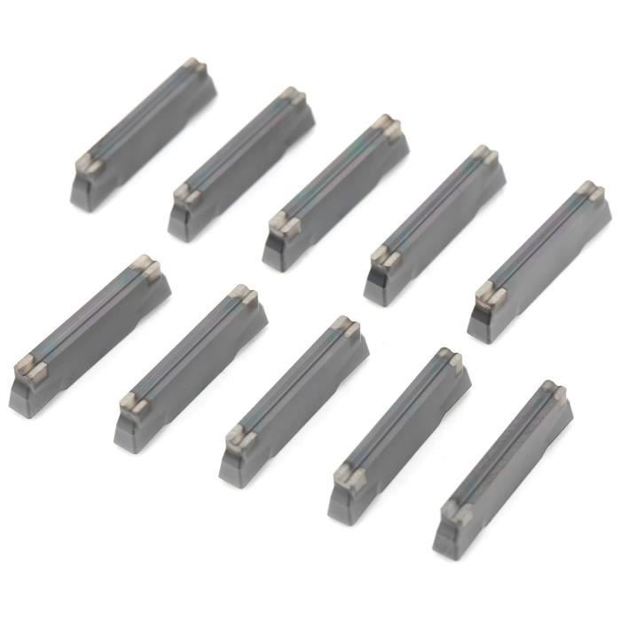 10 Pièces Lame D'Insertion De Tournage En Carbure Monobloc Indexable Pour Tour Cnc Pour Porte ...