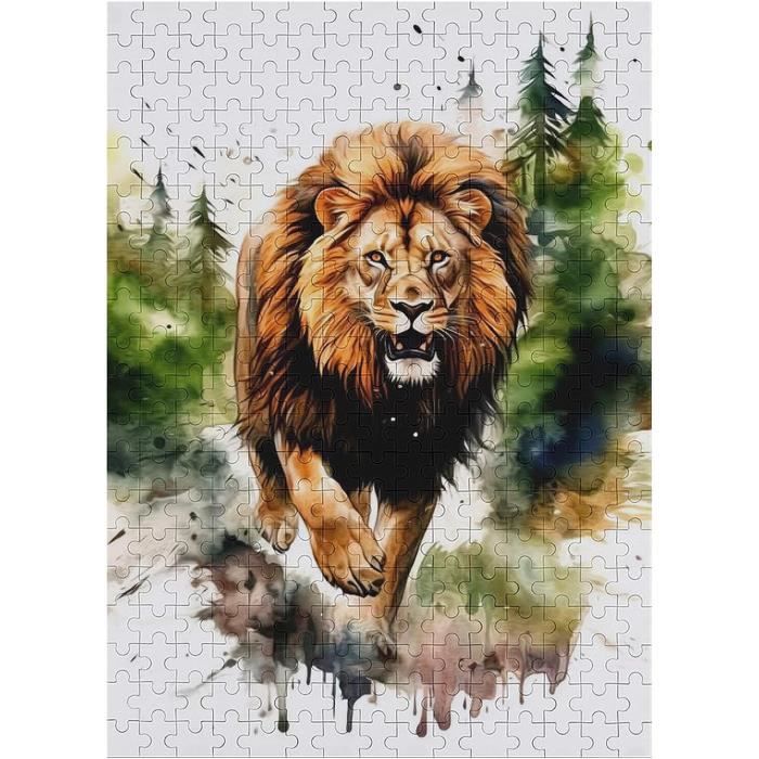 Lion Puzzles De 300 PiècesPuzzle Pour AdultesPuzzle ImpossiblePuzzle En ...