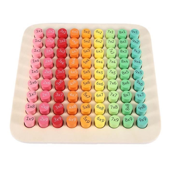 Jouet de table de multiplication Table de Multiplication pour Enfants ...