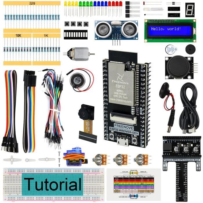 Barebone Limics24 Super Starter Kit For Esp32 Wrover Contained Compatible With Arduino