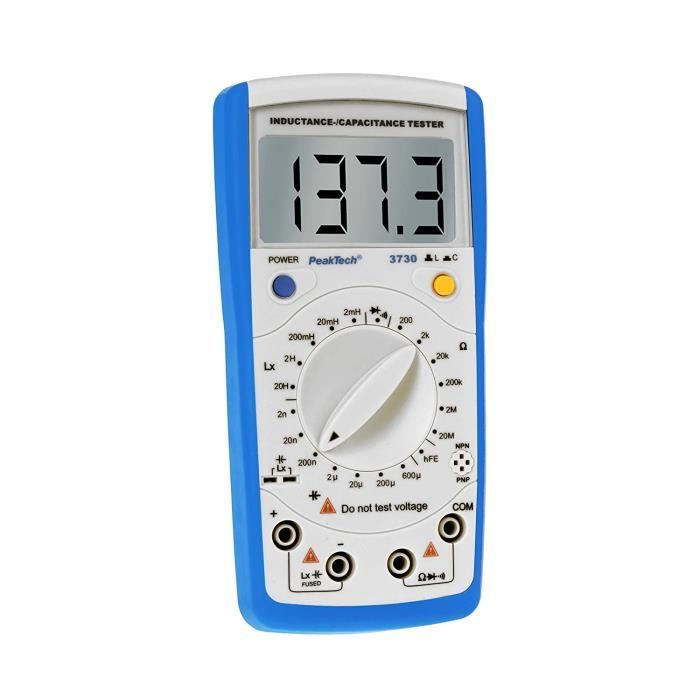 PeakTech Peak Tech RLC Mètre inductance 20H Capacité 200f Résistance 20 ...