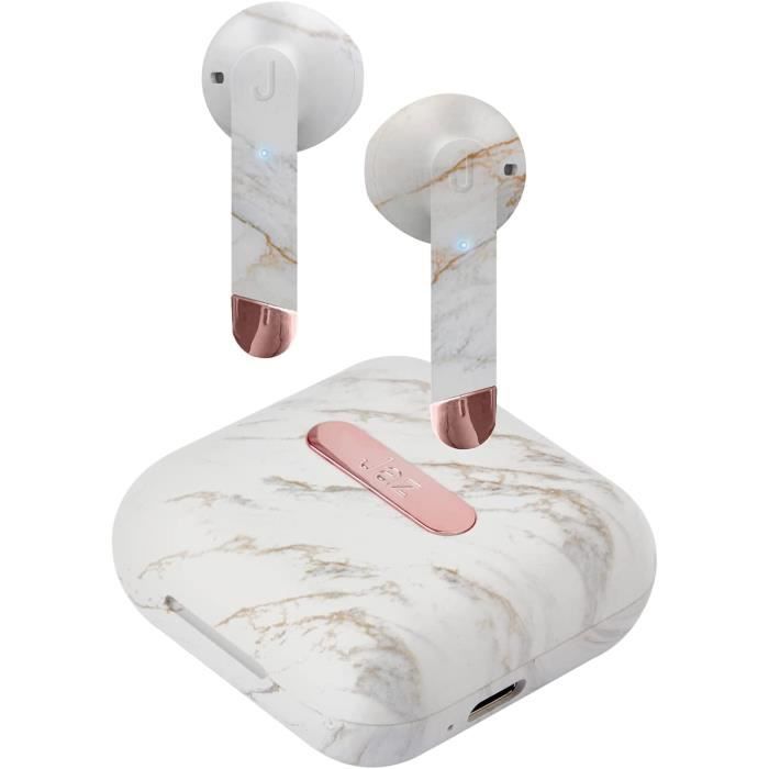 Écouteurs sans fil - SBS - Jaz Hoox - Effet marbre - Autonomie 4 heures ...