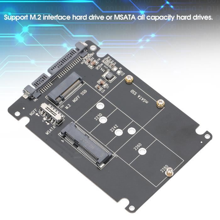 TMISHION Adaptateur M.2 NGFF/MSATA vers SATA 3.0 - SSD & quipement Informatique - Cdiscount ...