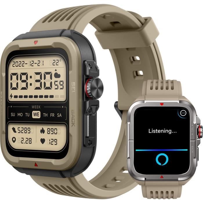 Army Montre Intelligente Alexa Ids01 Intégrée Marron[J7631] - Cdiscount ...