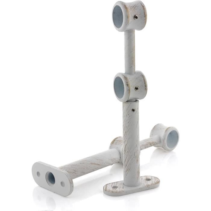 ® Support Double Réglable Pour 2 Tringles À Rideaux, 2 Pièces, Support ...