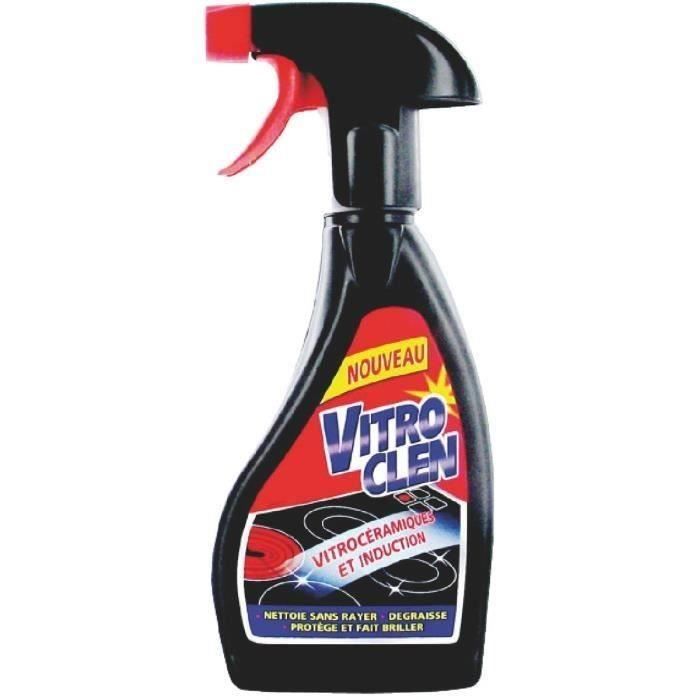 Vitroclen nettoyant express 3 en 1 plaques vitrocéramiques et à ...