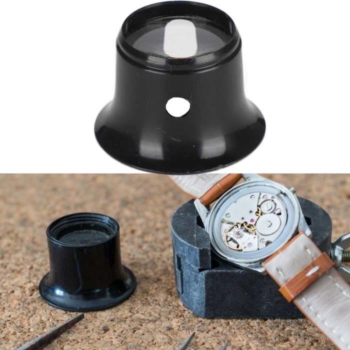 Loupe d'horloger ZERODIS 10X pour la réparation de montres et bijoux ...