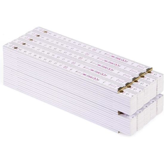 Metrie™ Block52 \ 10X Règle Pliante En Bois Règle Pliante De 2 M De ...