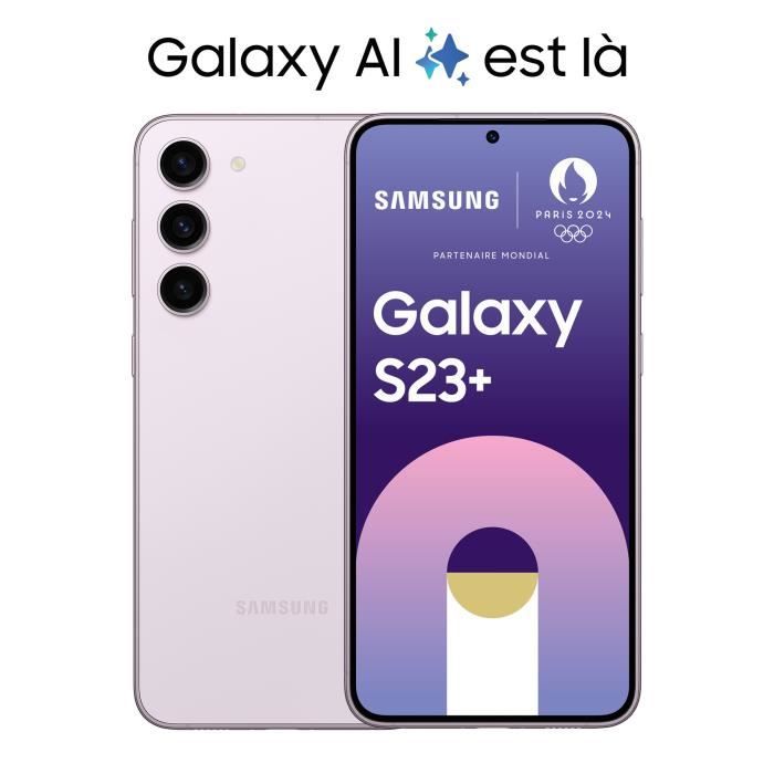 SAMSUNG Galaxy S23 plus 512Go Lavande - Cdiscount Téléphonie