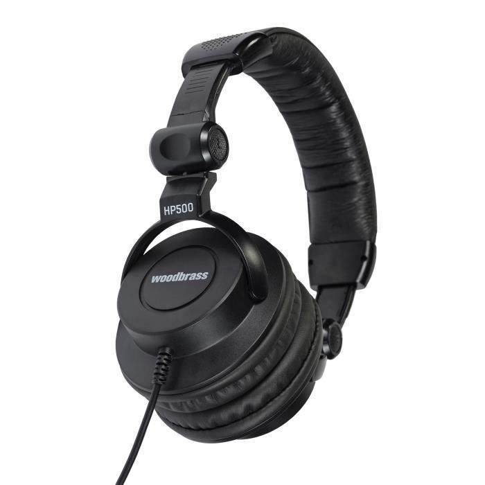 Casque Audio Studio - WOODBRASS - HP500 - Dynamique 50mm - Circum-Aural ...
