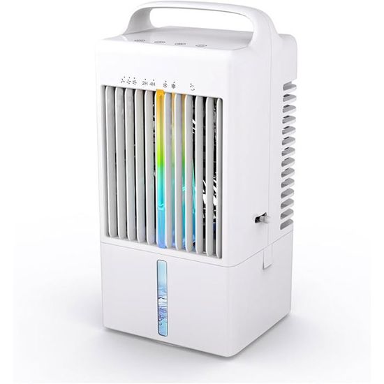 Climatiseur Mobile Refroidisseur d'air 900ML 4 en 1 Portable Climatiseur Mobile Silencieux 3 ...