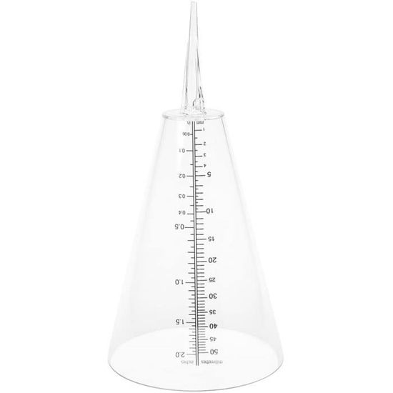 Pluviomètres Forgun Conique Pluviomètre Plastique Clair extérieur Home ...