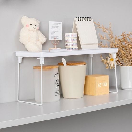 Table de bureau pliable Support de rangement de cuisine Organisateur ...