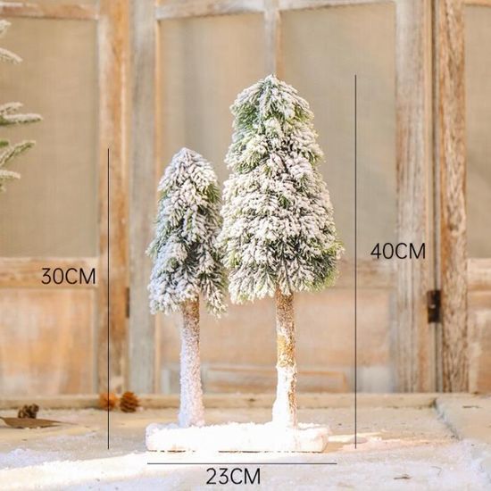 B-1 40CM - Guirlande de noël avec plantes artificielles, arbre de pin ...
