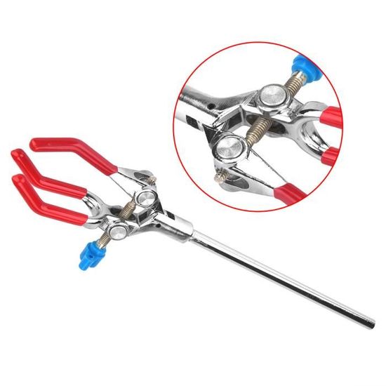 EJ.life Pince à trois mâchoires Instrument de laboratoire pince ...