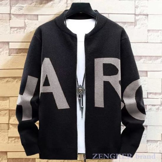 Gilet-cardigan,veste tricotée de très grande taille, pull ample décontracté, cardigan, 10xl ...