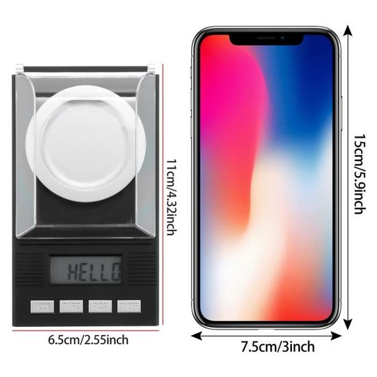 50g/0,001g échelle numérique é - Cdiscount Electroménager