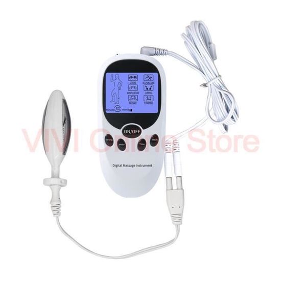 Progrès-Kit anal - Anneau de pénis à décharge électrique jouet sexuel pinces à mamelon sexe ...