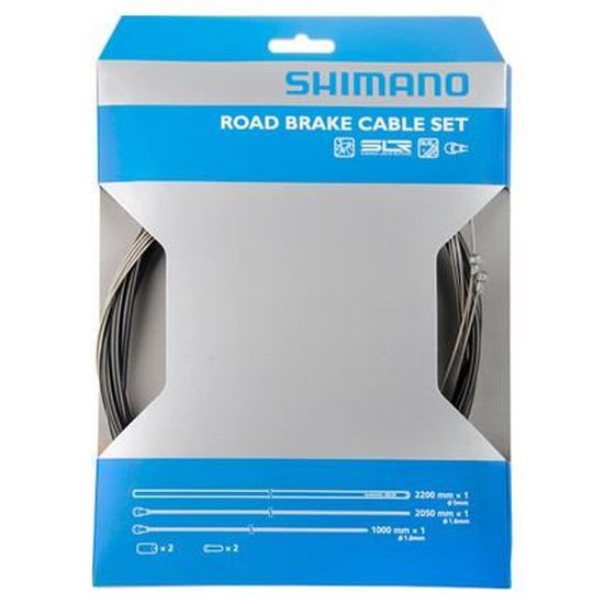 Kit de câbles et gaines de frein Shimano ROUTE SUS - Noir - Cdiscount Sport