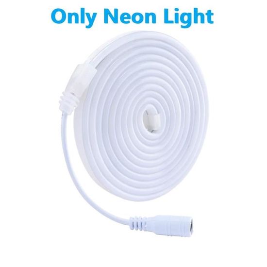 BANDE LED,Only Neon Light-YELLOW-1m--Bande lumineuse LED en néon, 12V ...