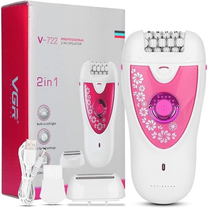 Épilateur De Corps, Rasoir Et Tondeuse Électriques Pour Femmes, Machine ...