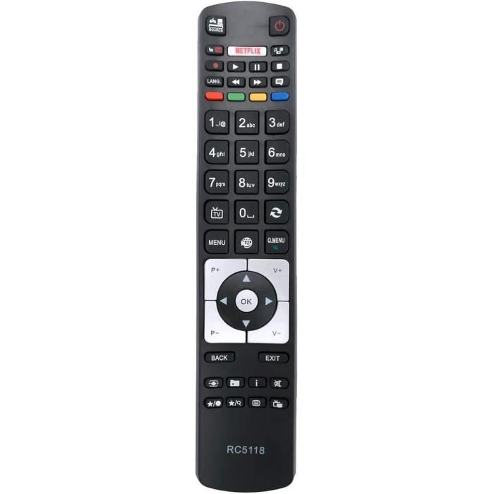 Remplacement de la télécommande RC5118 pour Hitachi Smart TV Digihome ...