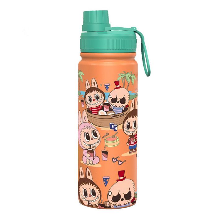 Gourde Enfant LABUBU 540ml–Bouteille d’Eau avec Paille–Étanche& Sans ...