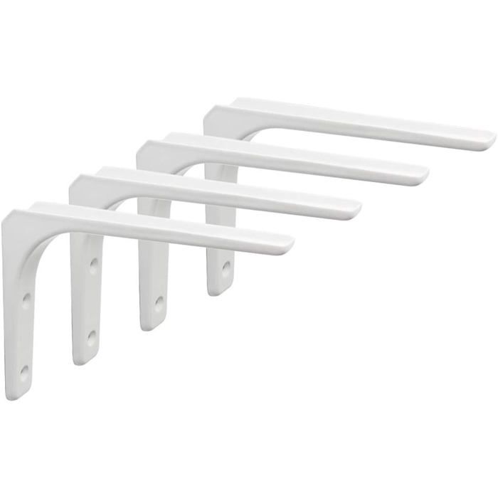 Equerre Etagere Murale, 4PCS Equerre Metal 200mm x 150mm Equerre Charge ...