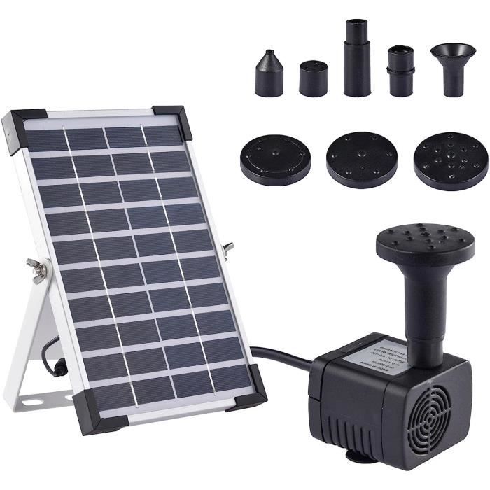 Kit De Fontaine Solaire 5 W | Kit De Fontaines À Énergie Solaire, Pompe ...