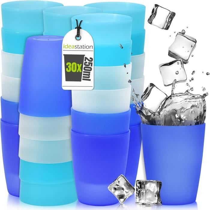 Neo Gobelet Plastique 30 X 250 Ml - Glace Édition - Verre Plastique ... Neo Gobelet Plastique 30 X 250 Ml - Glace Édition - Verre Plastique ...